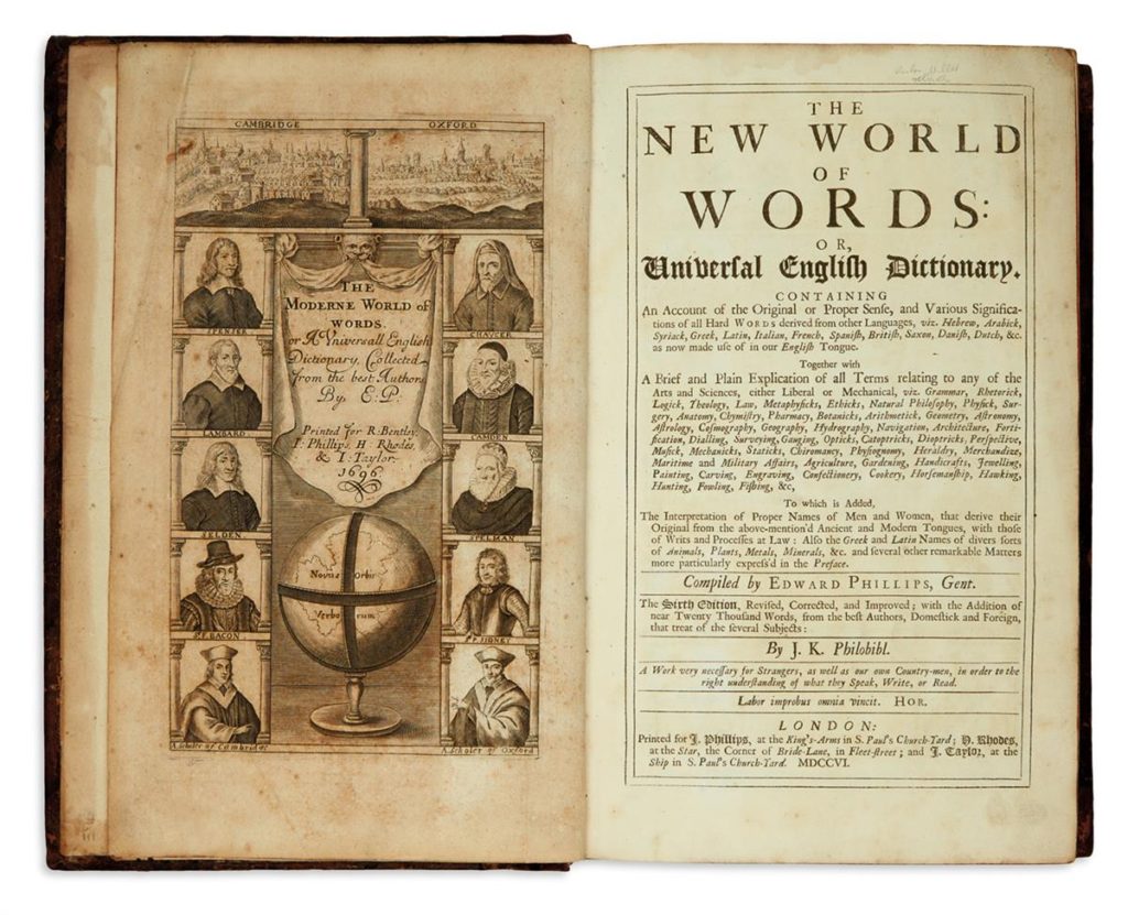 La Glossographia de Thomas BLOUNT - Le Dicopathe